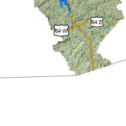 Jackson County, NC Basemap