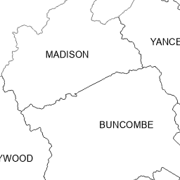 Jackson County, NC Basemap